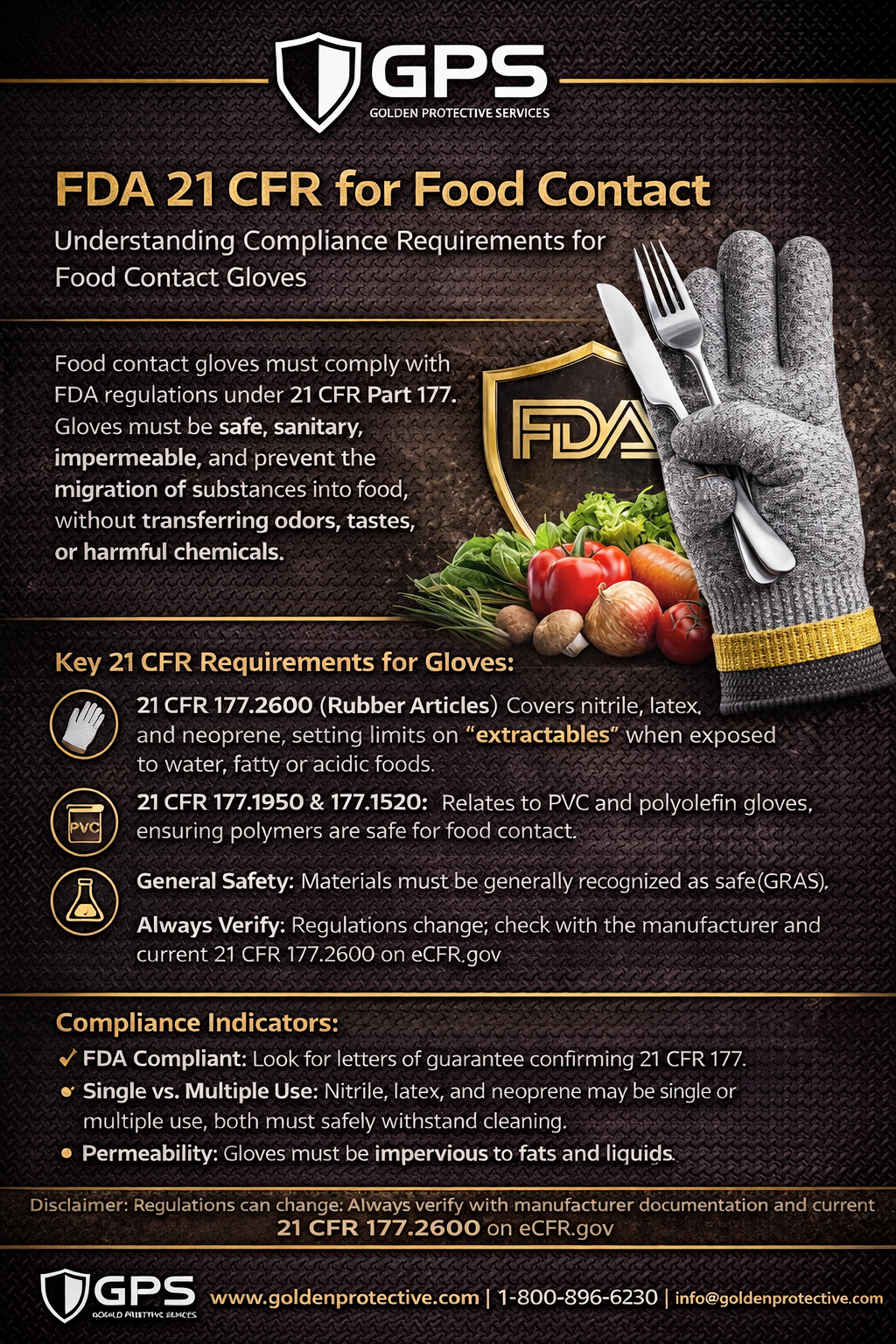 Understanding FDA 21 CFR for Food Contact: Why It Matters for Hand Pro ...