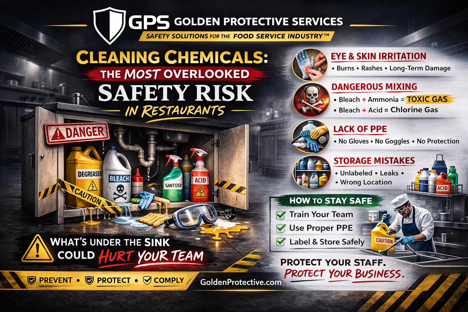 Cleaning Chemicals: The Most Overlooked Safety Risk in Restaurants – GPS